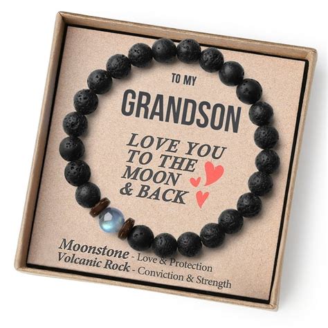 Grandmas Ts For Grandson Beaded Bracelets For 16 18 21 Year Olds