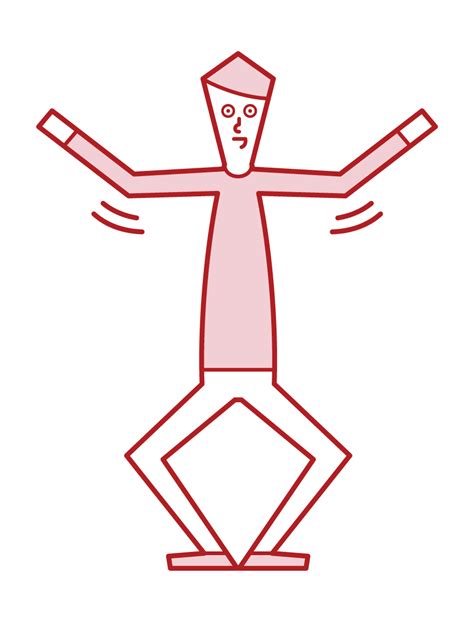 팔을 휘두리고 다리를 뻗는 움직임남성 일러스트 무료 일러스트 소재집 Kukukeke