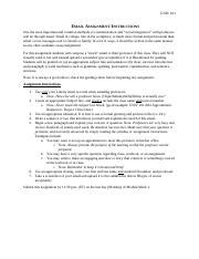 Email Assignment Instructions Docx UNIV EMAIL ASSIGNMENT INSTRUCTIONS One The Most
