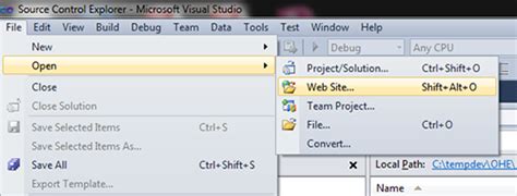 Visual Studio 2010 Issues Opening Project File In Tfs Stack Overflow