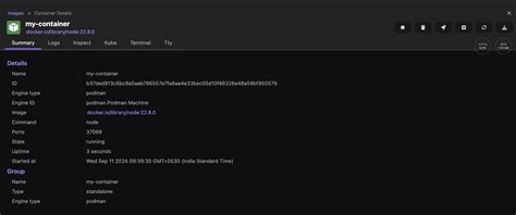 使用容器或 Dockerfile 运行 Pod Podman Desktop Podman 桌面版