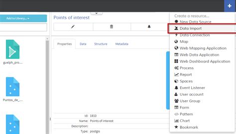 create import a data source help center