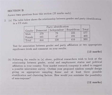 Solved SECTION BAnswer Two Questions From This Section Chegg Com