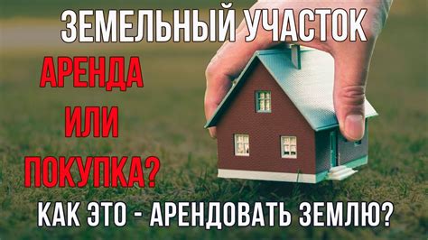 Земельный участок аренда или покупка Что выгоднее Как это вообще