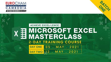 Microsoft Excel Masterclass Eurocham Cambodia