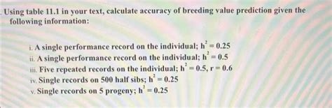 Solved Using Table 111 In Your Text Calculate Accuracy Of