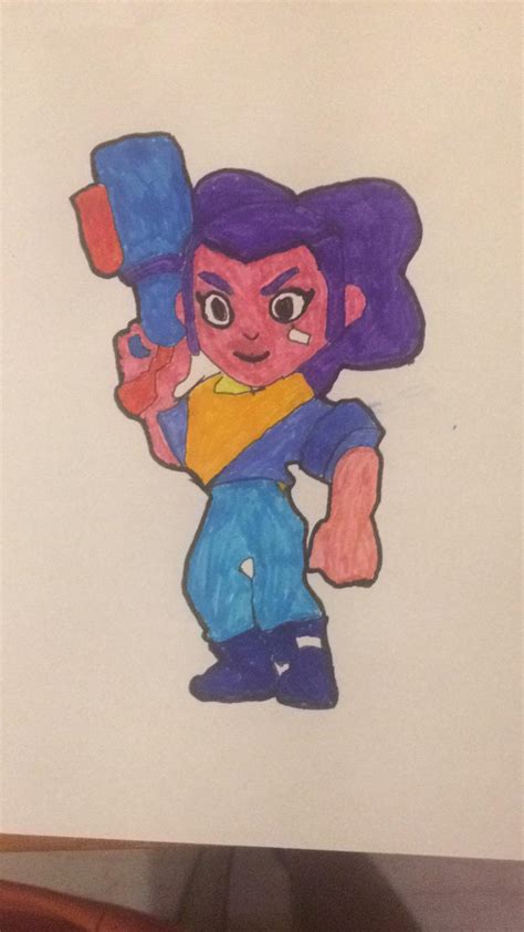 How To Draw Brawl Stars Characters Shelly