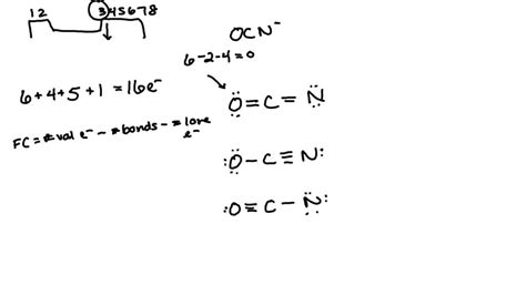 SOLVED Draw All Possible 3 Resonance Structures Of OCN And A