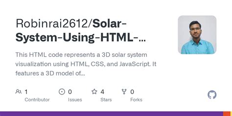 Github Robinrai2612solar System Using Html Css Js This Html Code