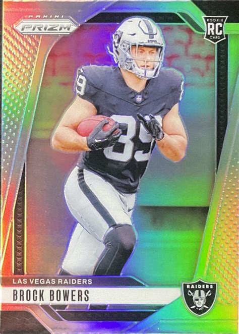Brock Bowers Silver 315 Prices Rookie 2024 Panini Prizm