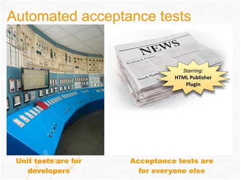 Automated Acceptance Tests Starring Html