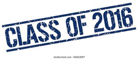 Class 2016 Stampstampsignclassof2016 Stock Vector Royalty Free
