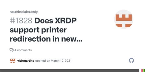 Does Xrdp Support Printer Redirection In New Version · Issue 1828