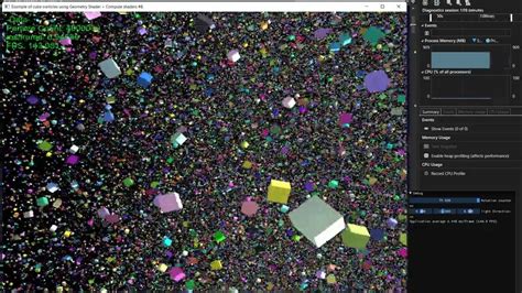 Engulfed By 4 Million Cube Particles Using Geometry Shaders And Compute Shaders In Opengl 450