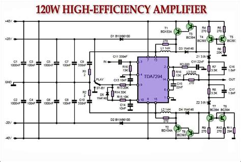 TDA High Efficiency Power Amplifier Circuit TRONICSpro