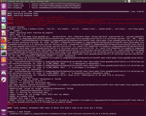Yocto Meta Telephony Error Oerunmake Failed Stack Overflow