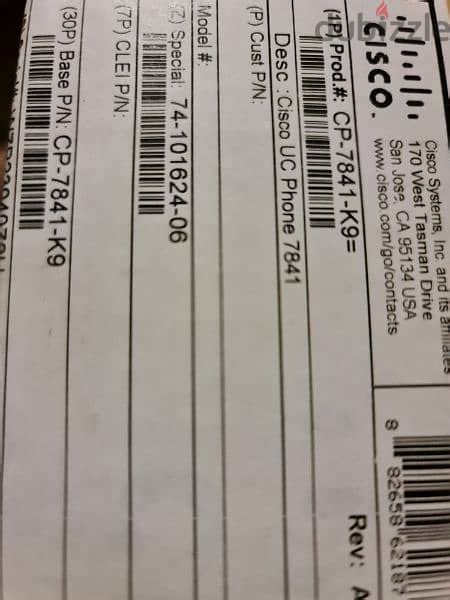 Cisco Ip Phone Cp 7841 K9 Office Furniture And Equipment 200008840