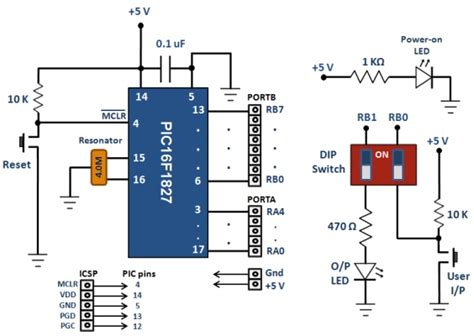Breadboard Module For 18 Pin Pic16f Microcontrollers Pcb Version Embedded Lab