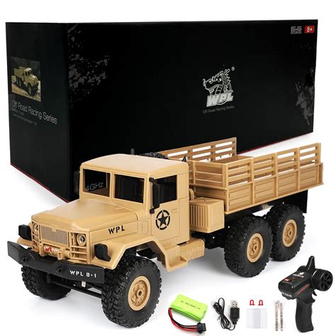 Zdalnie Sterowana Ciężarówka Wpl B16 1 16 Off Road Rtr Wojskowa Wpl Sklep Empik Com