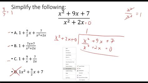 College Prep Math Test Strategies And Dealing With Fractions Worksheets Library
