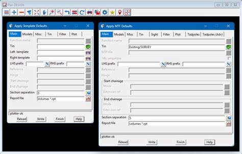 Design Apply Defaults 12D Wiki