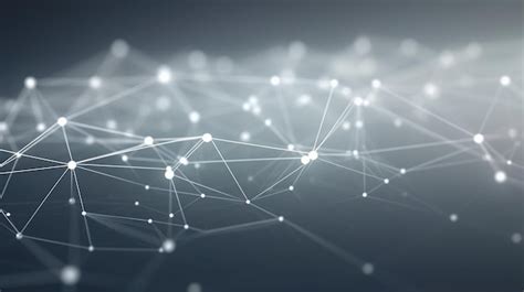 Abstract Digital Data Connection Concept On Futuristic Network Background Premium Ai Generated