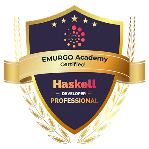 Emurgo Certified Haskell Developer Professional Credly