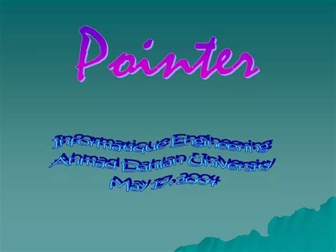 PPT Pointer PowerPoint Presentation Free Download ID 5777548