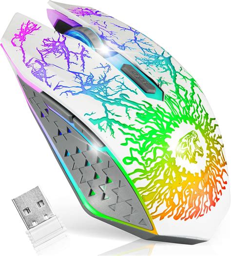Bugha Exclusive Led Gaming Mouse 7 Key 7200 Dpi Usb Wired For Pc Video Games