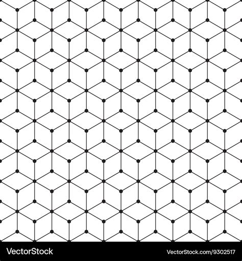 Cube Dot Pattern Background Royalty Free Vector Image