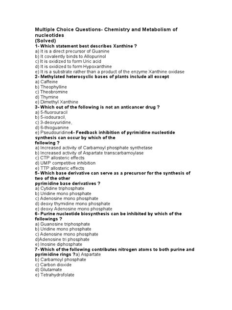 Multiple Choice Questions Pdf