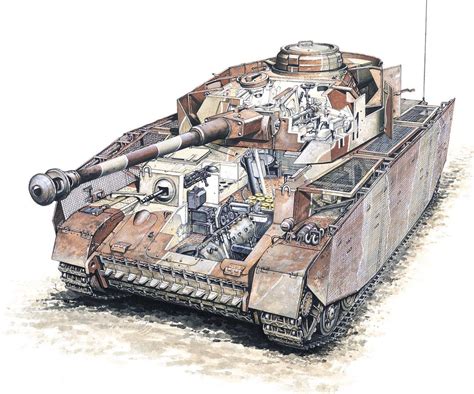 Panzer Iv Cutaway Drawing R Tankporn