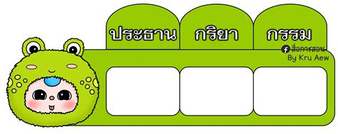📢📢 สื่อการสอน By Kru Aew Facebook