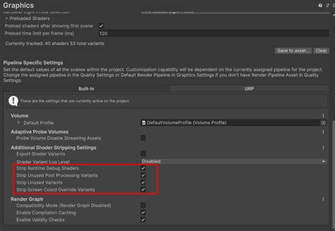 Strip UberPost Shader Variants Unity Engine Unity Discussions