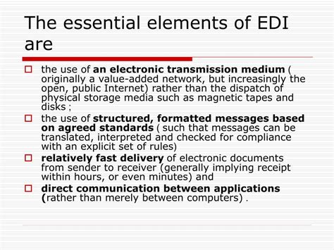 PPT EDI Communication System PowerPoint Presentation Free Download