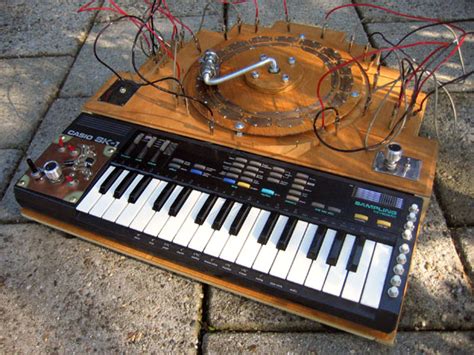 Circuit Bent Casio Sk 1 It Has Got A Drag Contact That Can Be Patched