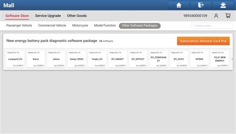 Launch X431 Pad V VII EV Diagnostic Configuration Guide