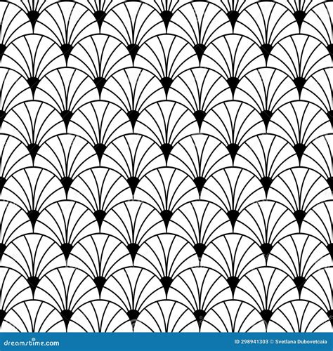 Art Deco Seamless Pattern Repeating Abstract Geometric Background Modern Geometry Lattice
