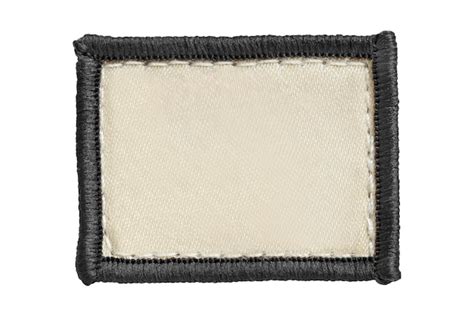 Premium Photo Blank Patch Isolated