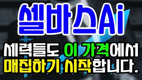 셀바스ai 세력들도 이 가격에서 매집하기 시작했습니다셀바스ai주식셀바스ai주가셀바스ai목표가셀바스ai전망 Youtube