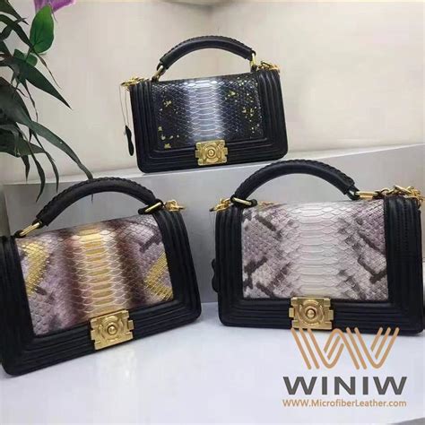 Soft Microfiber Imitation Pu Vegan Leather Bag Leather Eco Friendly