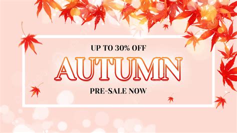 가을 홍보 배너 템플릿 Psd 다운로드 디자인 자료 다운로드