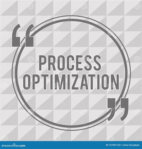 Word Writing Text Process Optimization Business Concept For Improve Organizations Efficiency