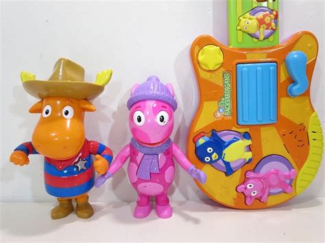 The Backyardigans Singing Talking 6 5 Figures Uniqua Tyrone Sing N Strum Guitar 1962540212