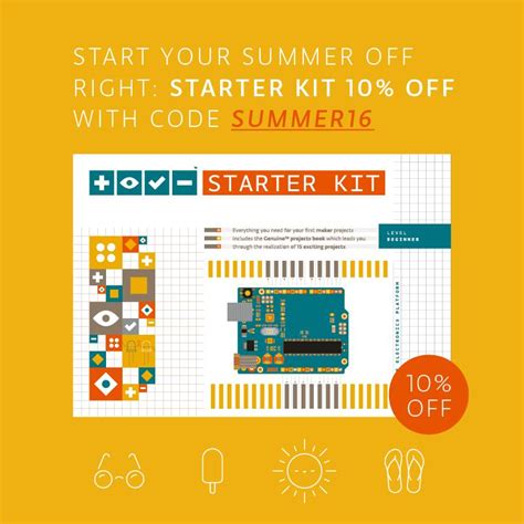 Arduino On Linkedin Get Ready To Make This Summer Break Use Code Summer16 For 10 Off