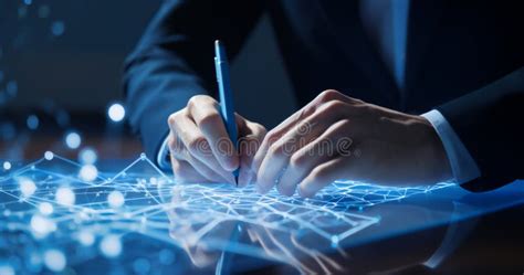 Generative Ai Blueprint Architecture Engineering Design Technology Stock Illustration