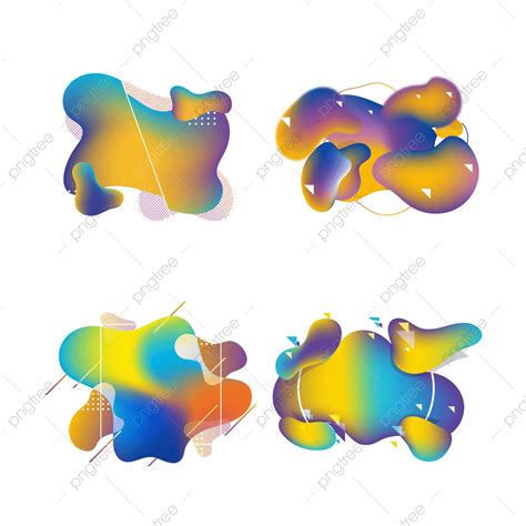 Fluid Gradient Vector Art Png Blue Geometric Fluid Gradient Vector