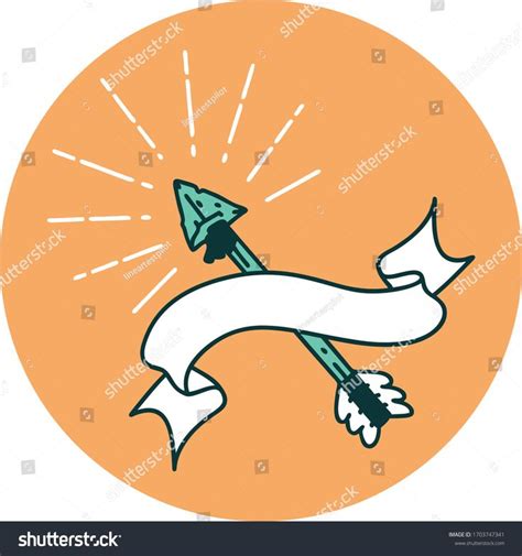 Icon Of A Tattoo Style Old Flint Tip Arrow Ad Paid Style Tattoo