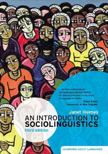 An Introduction To Sociolinguistics By Holmes Janet Open Library