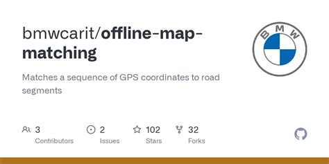 Github Bmwcaritoffline Map Matching Matches A Sequence Of Gps